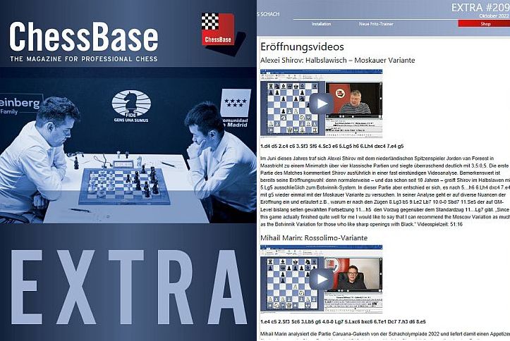 Neu: CBM Extra #209 | ChessBase