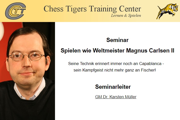 Carlsen-Seminar mit Karsten Müller in Bad Soden | ChessBase