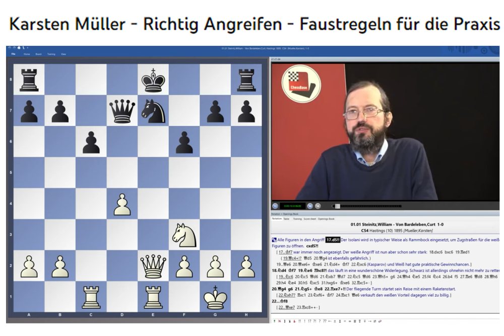 Karsten Müller: Richtig angreifen - eine Rezension | ChessBase