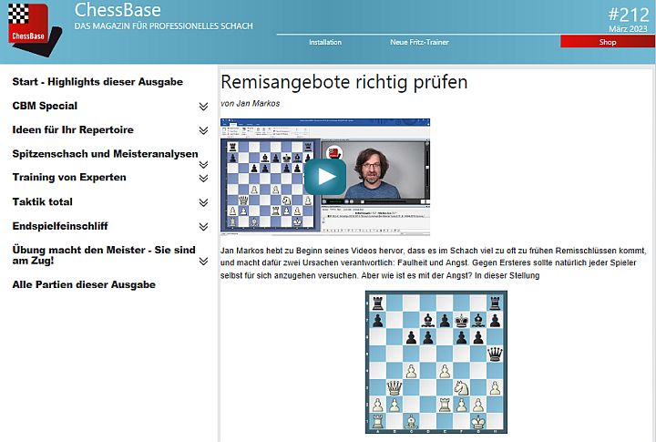 „Remis?“ | ChessBase