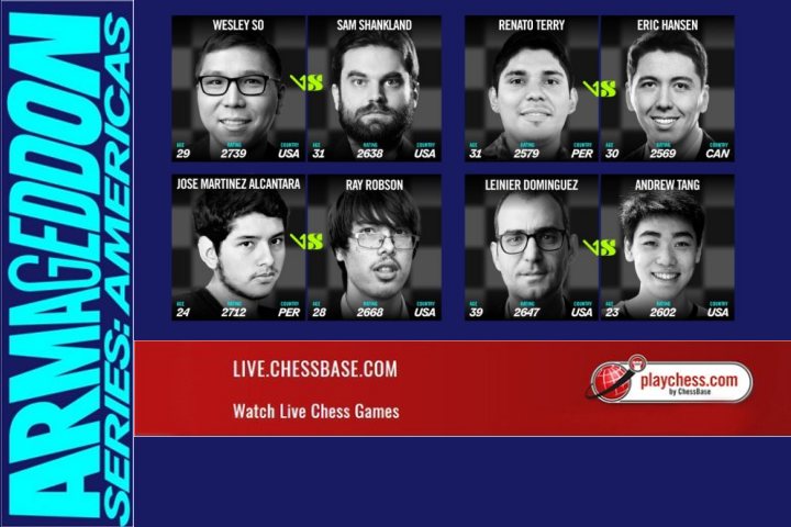 Armageddon Championship Series in Berlin, Tag 7: live ab 19 Uhr | ChessBase