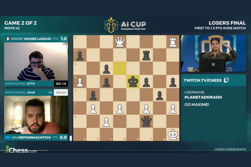 AI Cup: Vachier-Lagrave noch einmal im Finale | ChessBase