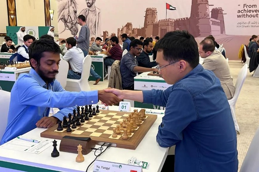 Dubai Masters: Führungsduo Aravindh und Pranav | ChessBase