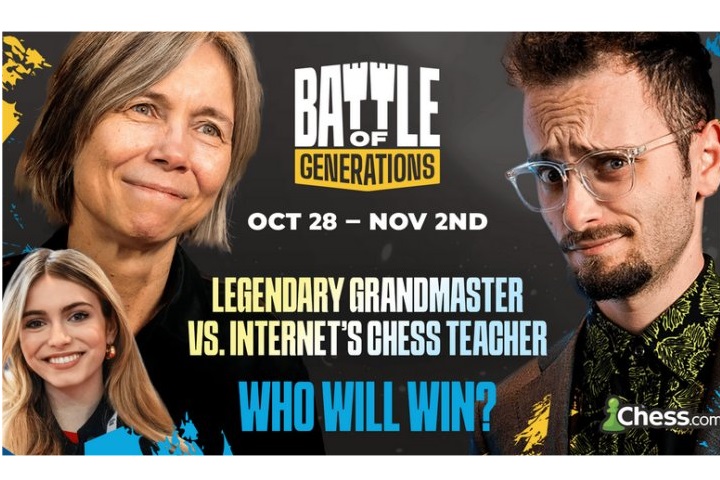 Battle of Generations: Levy "Gotham Chess" Rozman vs Pia Cramling ...