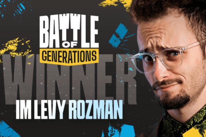 Levy Rozman gewinnt "Battle of Generations" Match gegen Pia Cramling ...