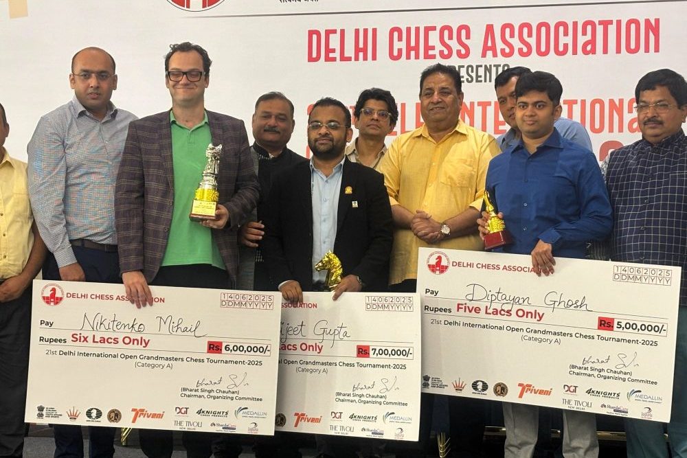 Gupta gewinnt Delhi Open | ChessBase