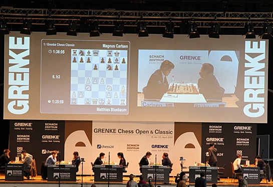 GRENKE Chess Classic: 1. Runde beginnt mit Überraschungen | ChessBase