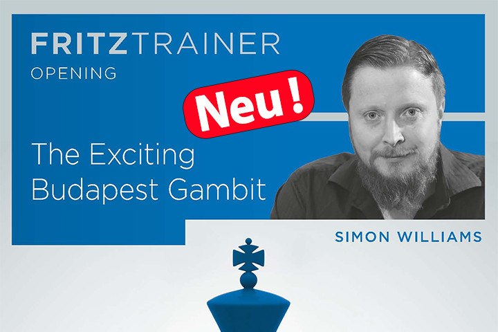 New: Simon Williams - Das spannende Budapester Gambit | ChessBase
